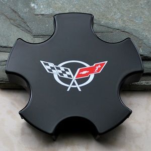 Corvette | Accessories | Black Corvette C5 Z6 Wheel Center Caps | Poshmark